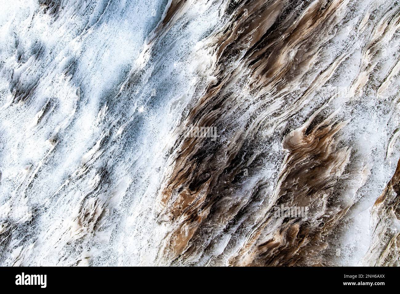Glacier wall with ice patterns. Beauty of nature Stock Photo - Alamy