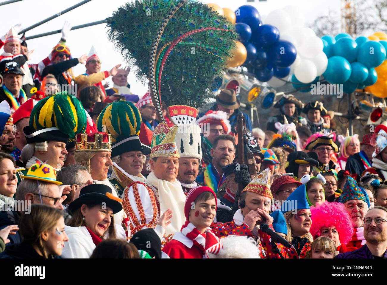 Cologne, Germany. 20th Feb, 2023. A general view of the carnival ...