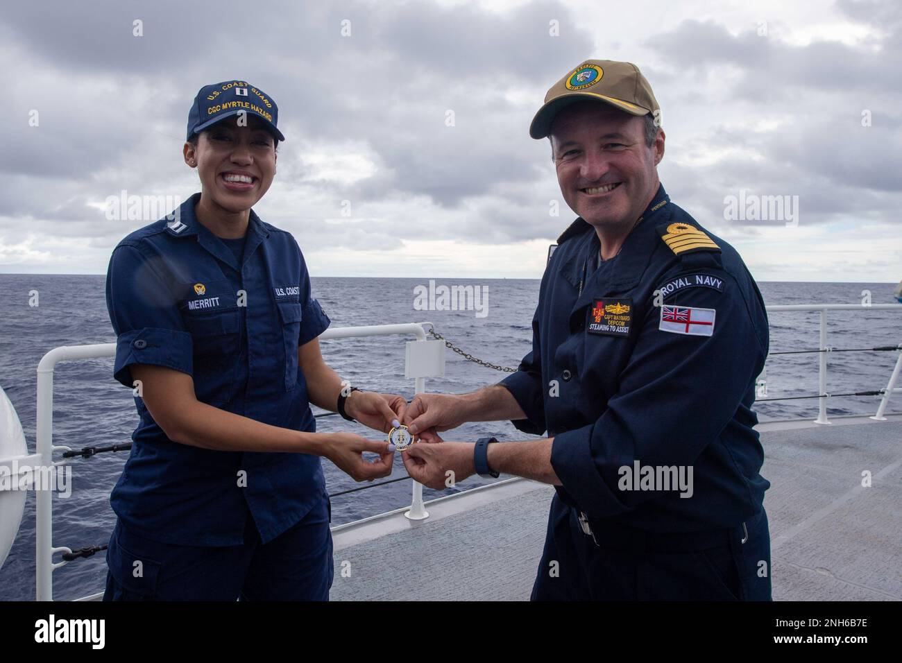 PACIFIC OCEAN (July 19, 2022) – Capt. Charles Maynard of the Royal Navy ...