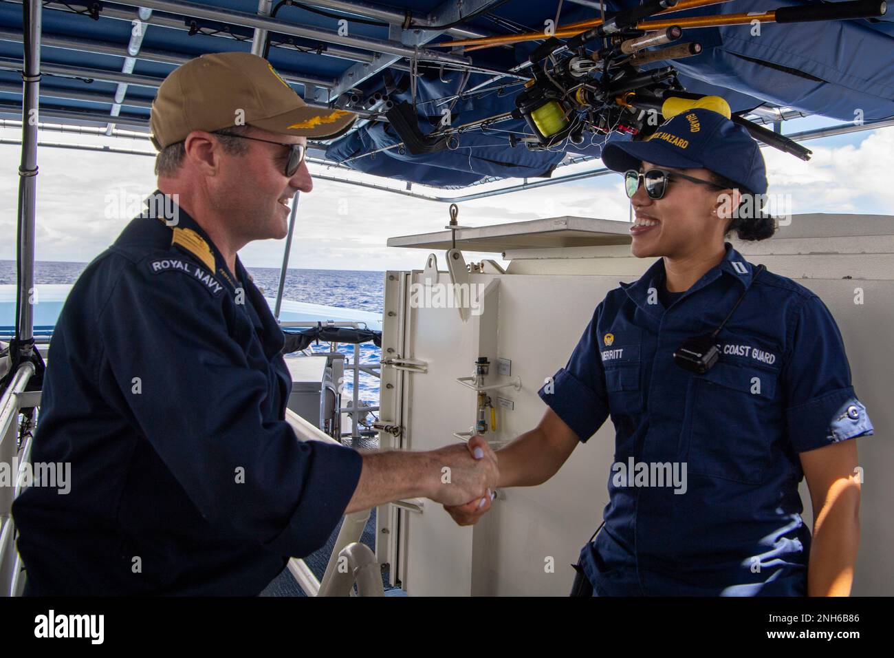 PACIFIC OCEAN (July 19, 2022) – Capt. Charles Maynard of the Royal Navy ...