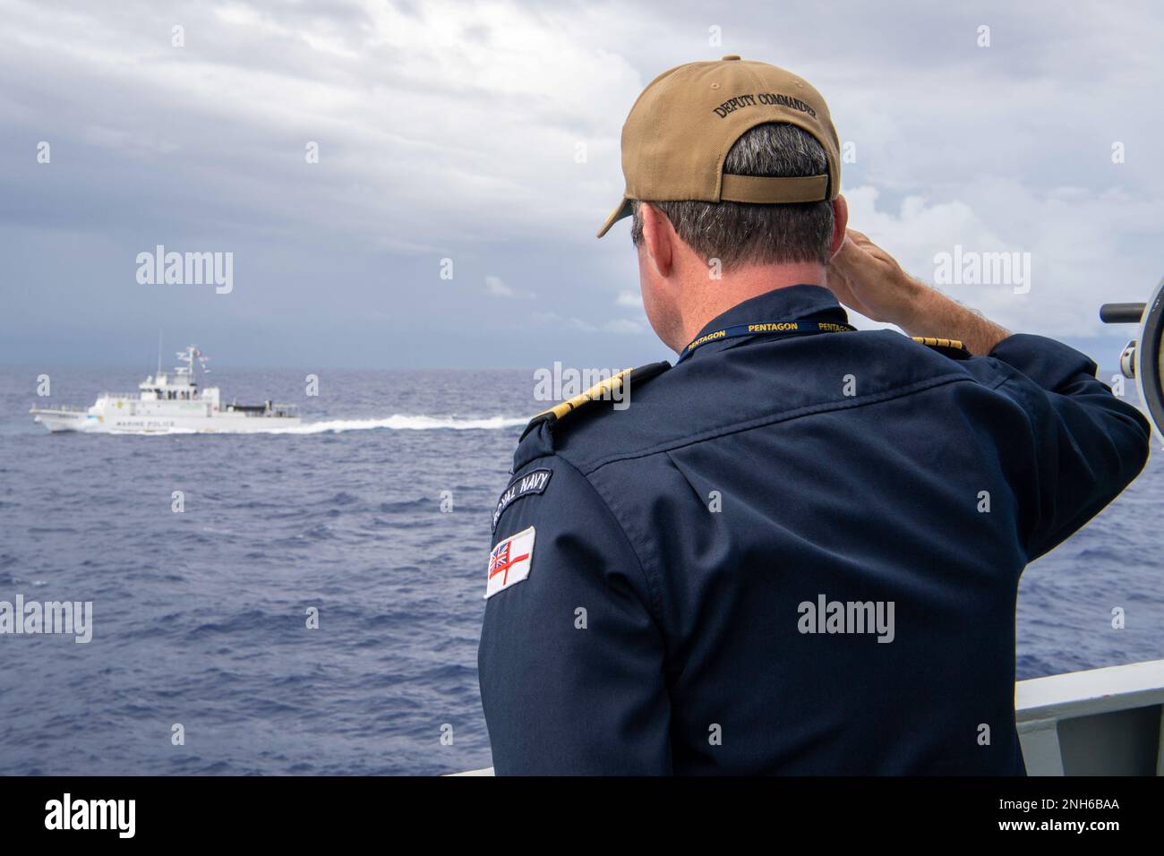 PACIFIC OCEAN (July 19, 2022) – Capt. Charles Maynard of the Royal Navy ...