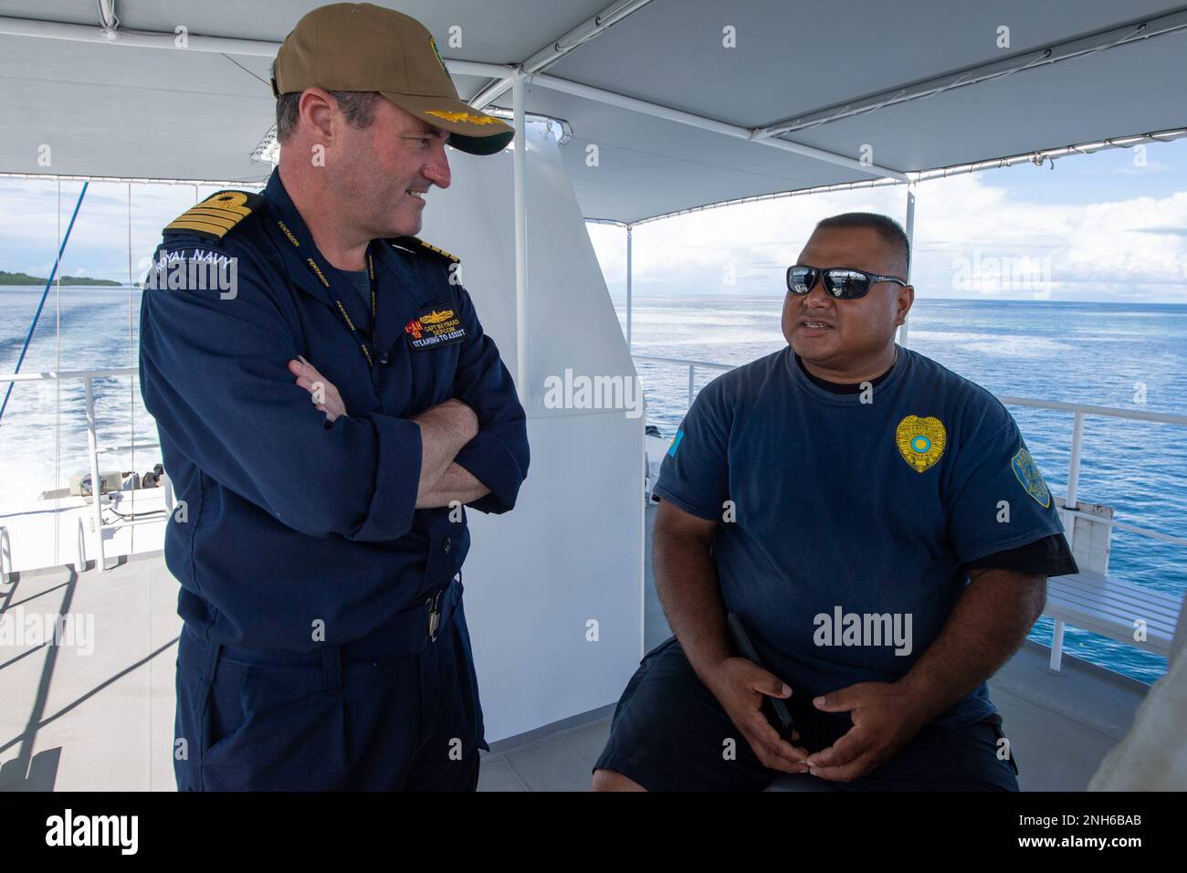 PACIFIC OCEAN (July 19, 2022) – Charles Maynard of the Royal Navy ...