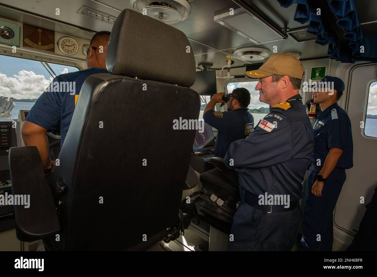 PACIFIC OCEAN (July 19, 2022) – Capt. Charles Maynard of the Royal Navy ...