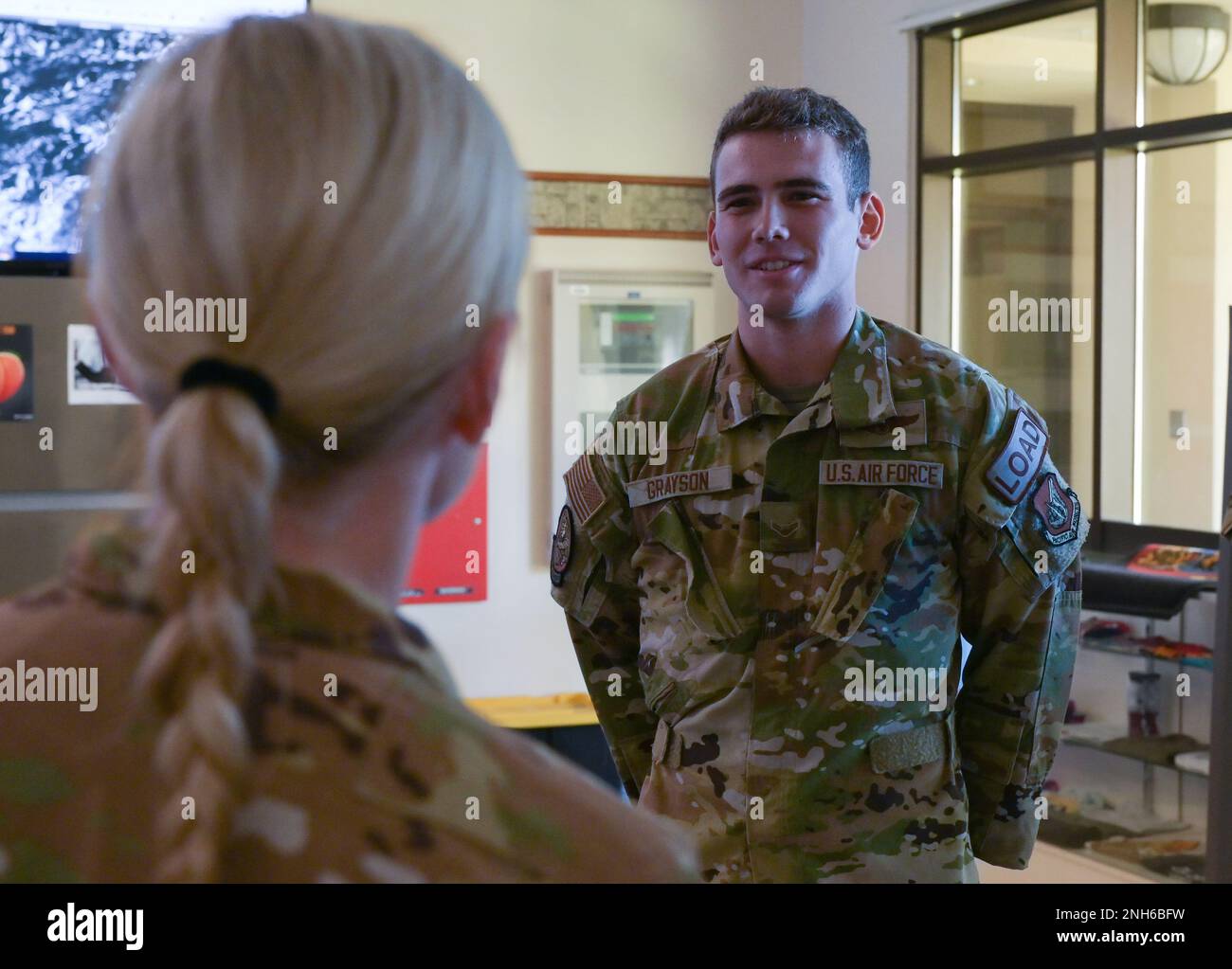 Airman 1st Class Jace Grayson, 535th Airlift Squadron loadmaster ...
