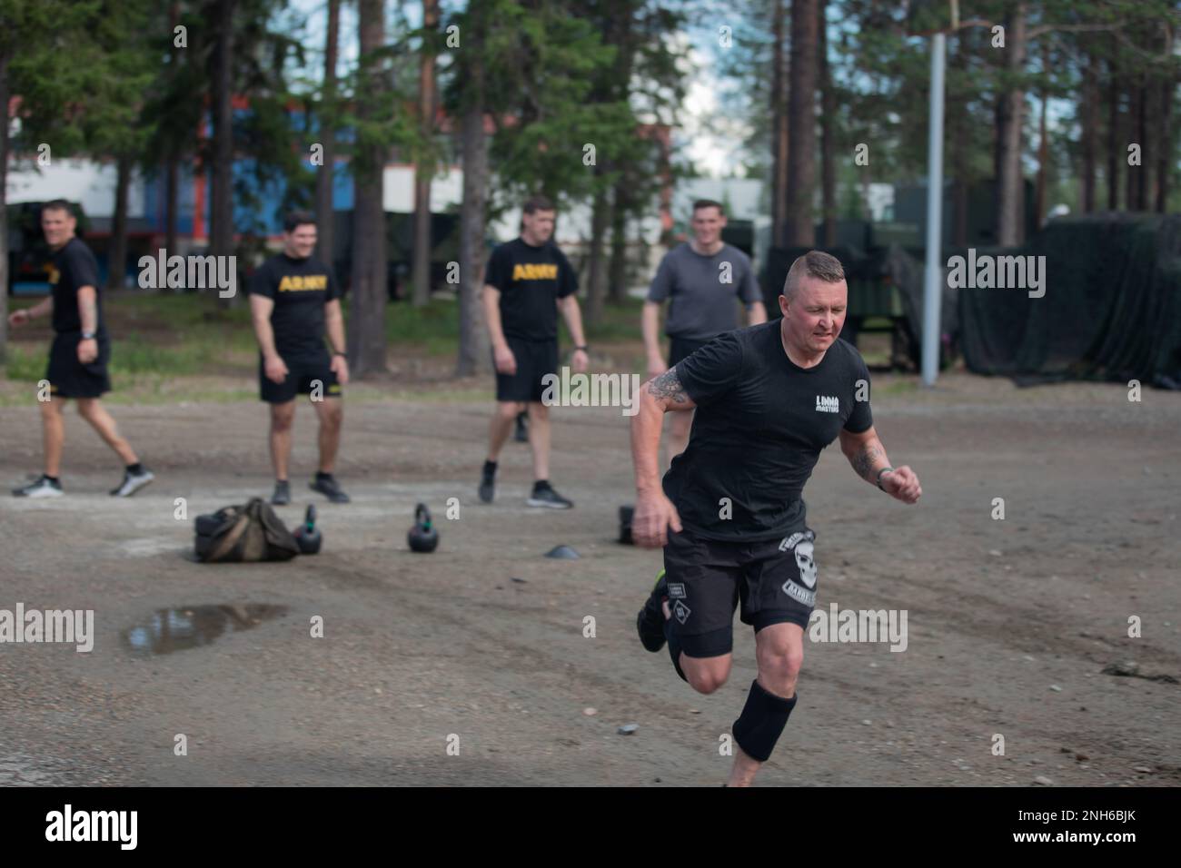 Finnish army Lt. Col. Jussi Annala, chief of staff of the Jaeger ...