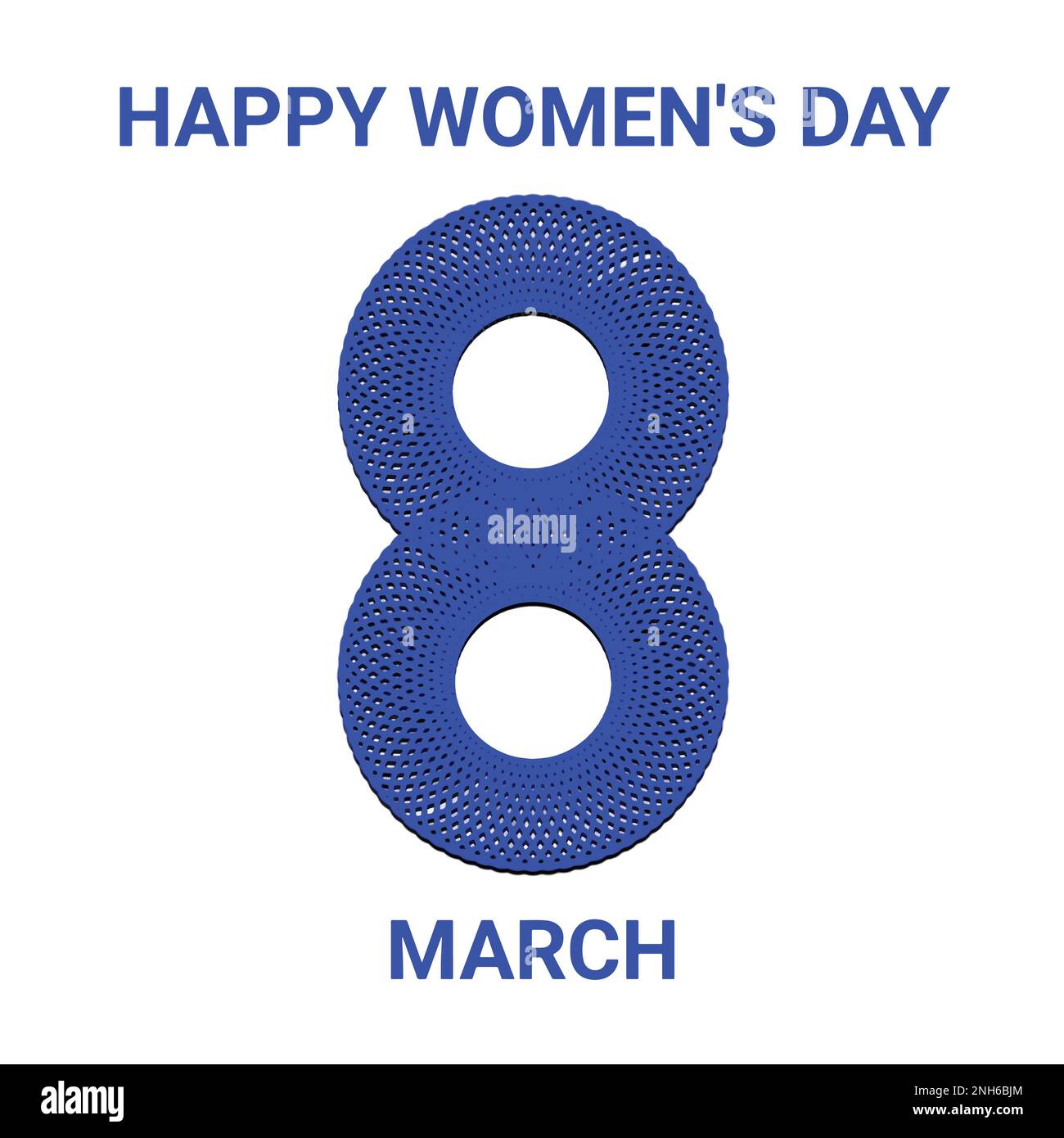 8 march. International Women's Day. Vector illustration. Template for ...