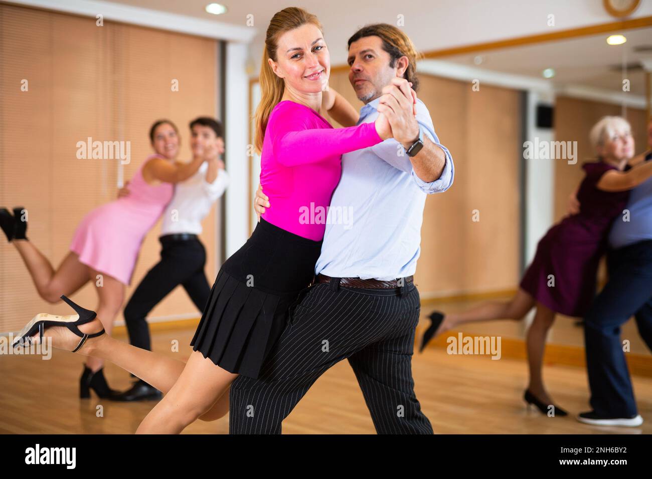 woman horeografer dances samba Stock Photo - Alamy