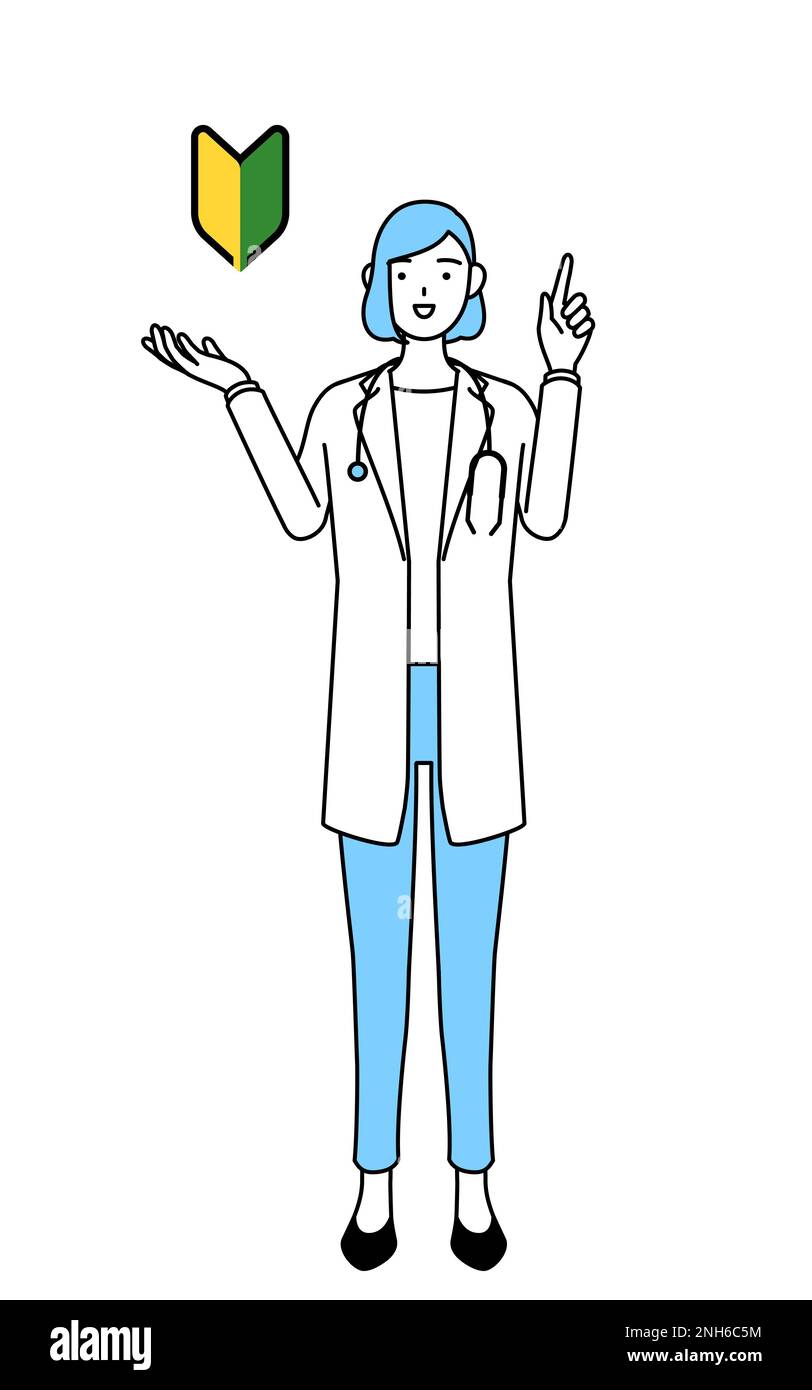 Doctor leaves stethoscope Cut Out Stock Images & Pictures - Alamy