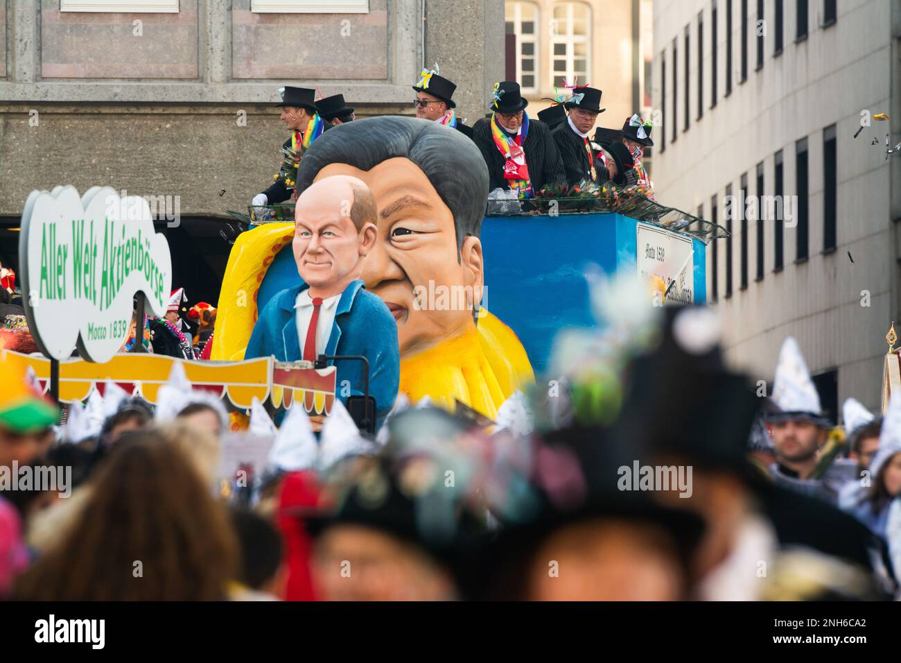 Cologne, Germany. 20th Feb, 2023. A general view of German Chancellor ...