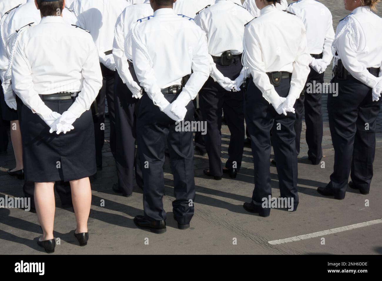 Close-up of Military parade during the ceremonial Stock Photo - Alamy