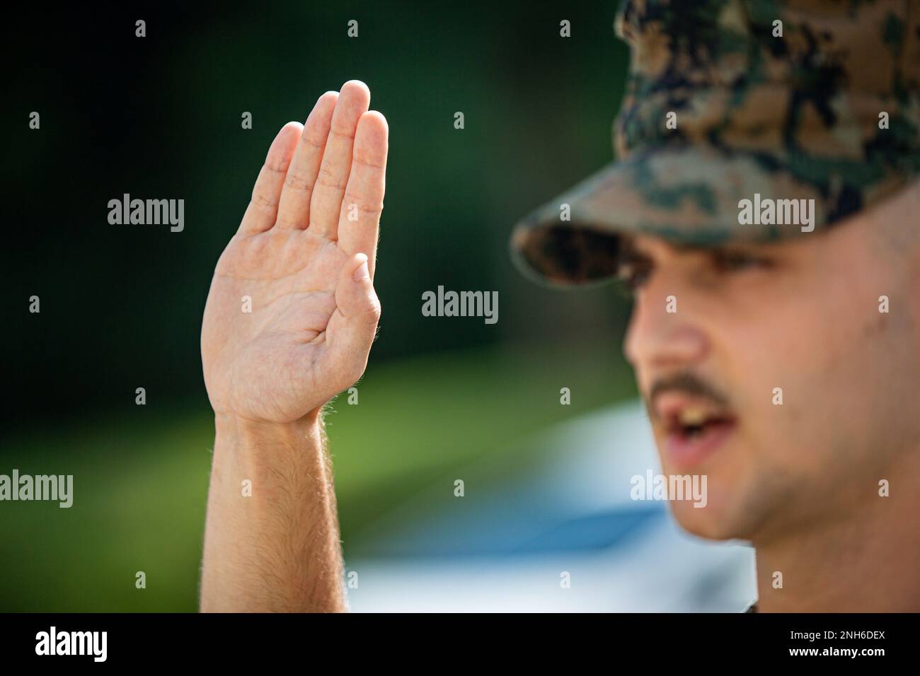 U.S. Marine Corps Cpl. Ryan Petty, a military police officer with ...