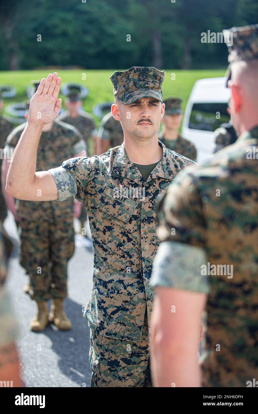 U.S. Marine Corps Cpl. Ryan Petty, a military police officer with ...
