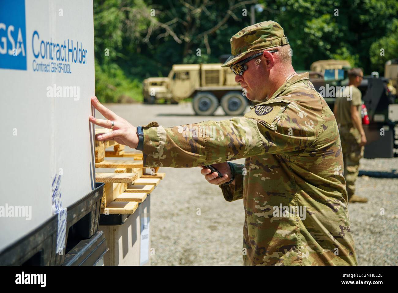 U.S. Army Spc. Justin Zammit, a wheeled vehicle mechanic with the 369th ...