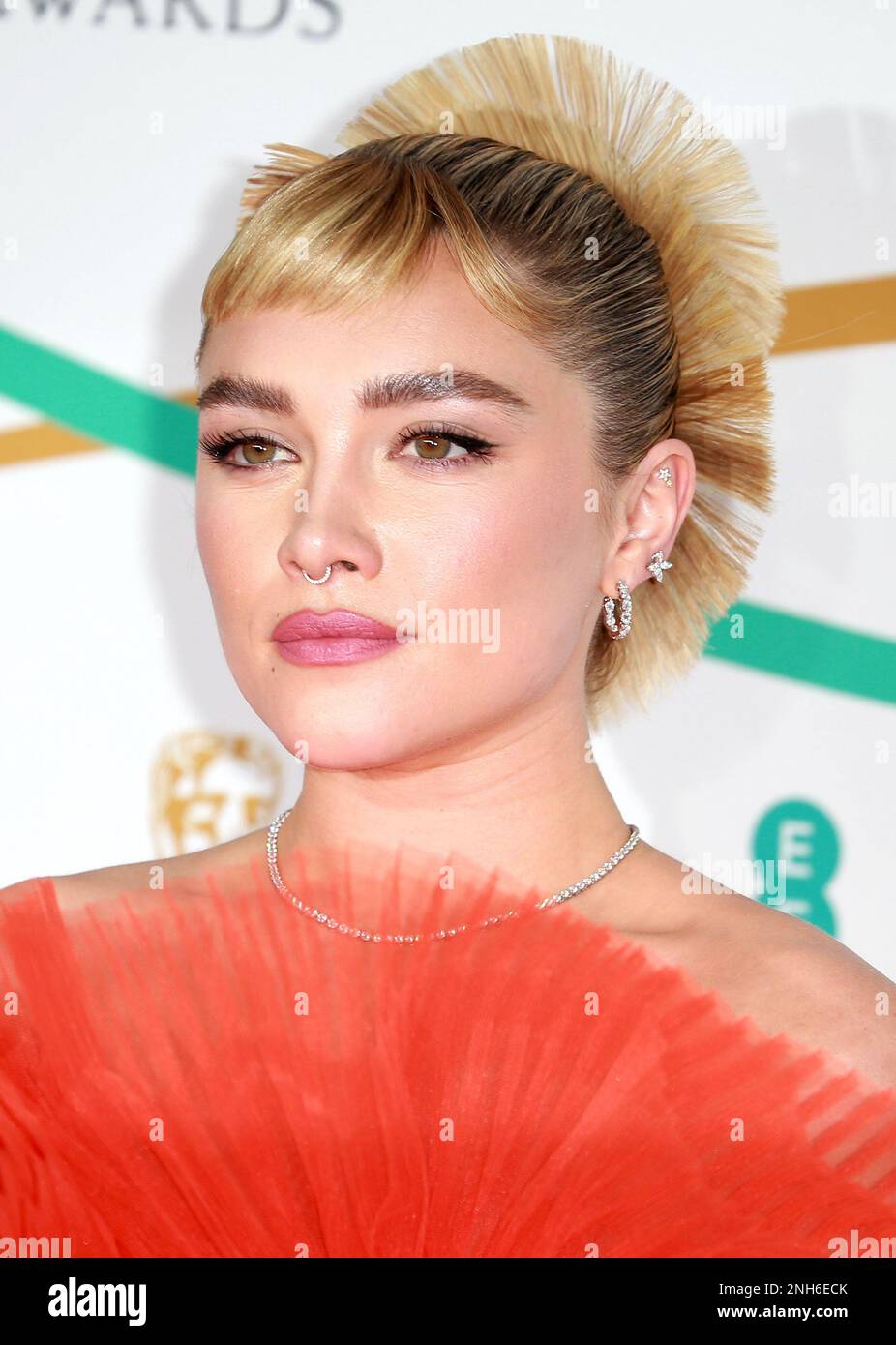 Florence Pugh attends the EE BAFTA Film Awards 2023 at The Royal ...