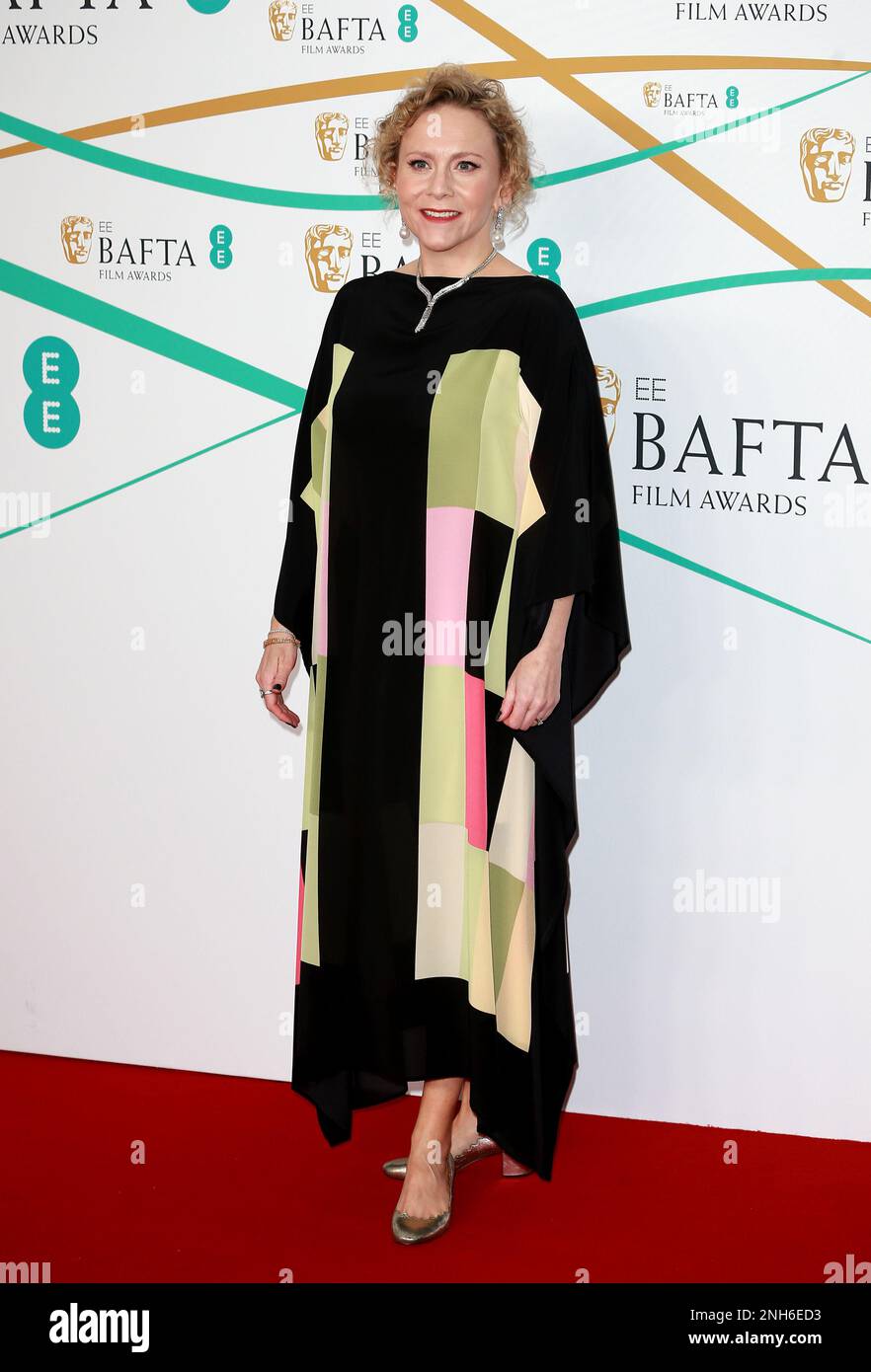 Anna Higgs attends the EE BAFTA Film Awards 2023 at The Royal Festival ...