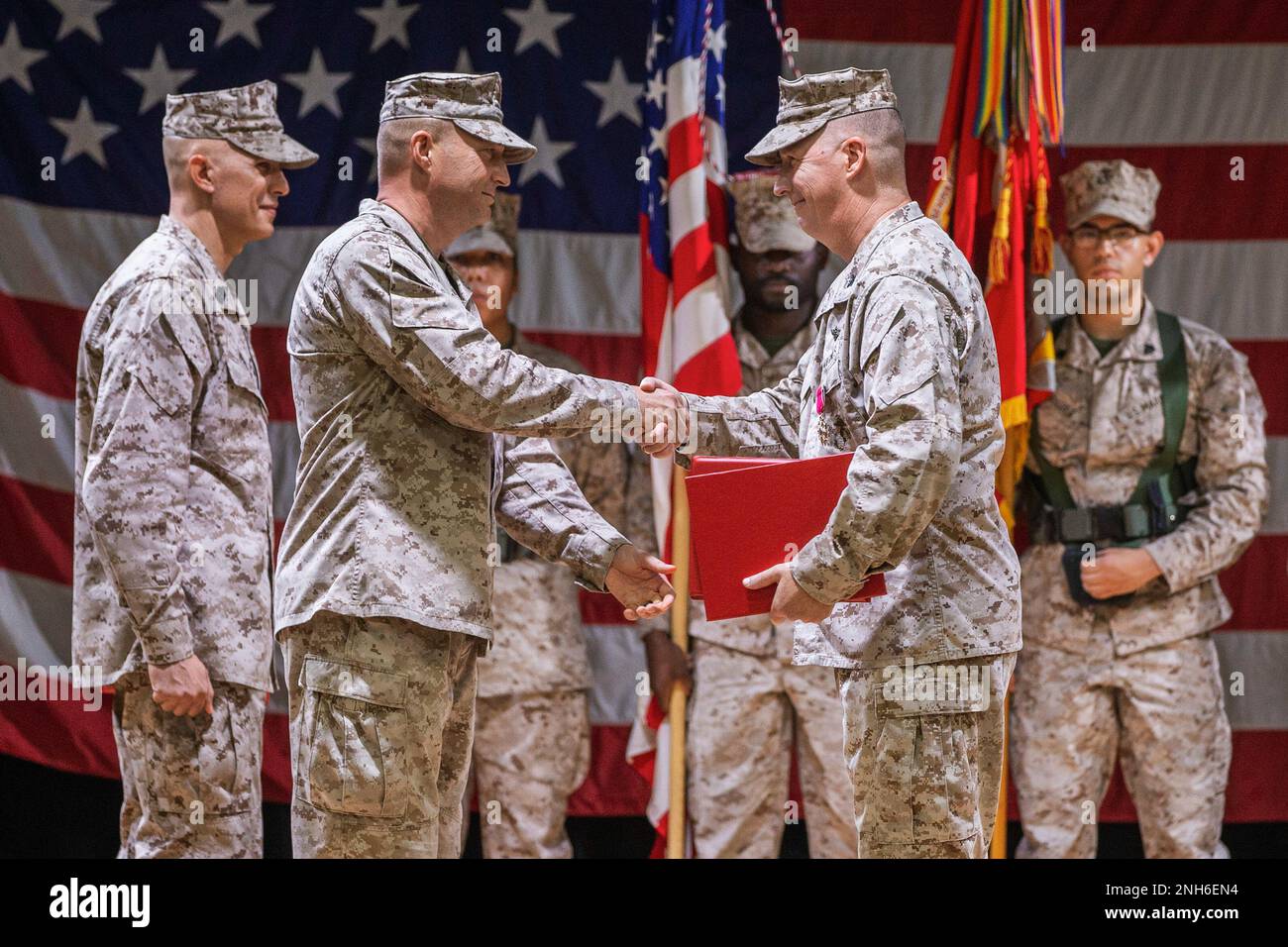 U.S. Marine Brig. Gen. Matthew S. Reid, commanding general of Naval ...