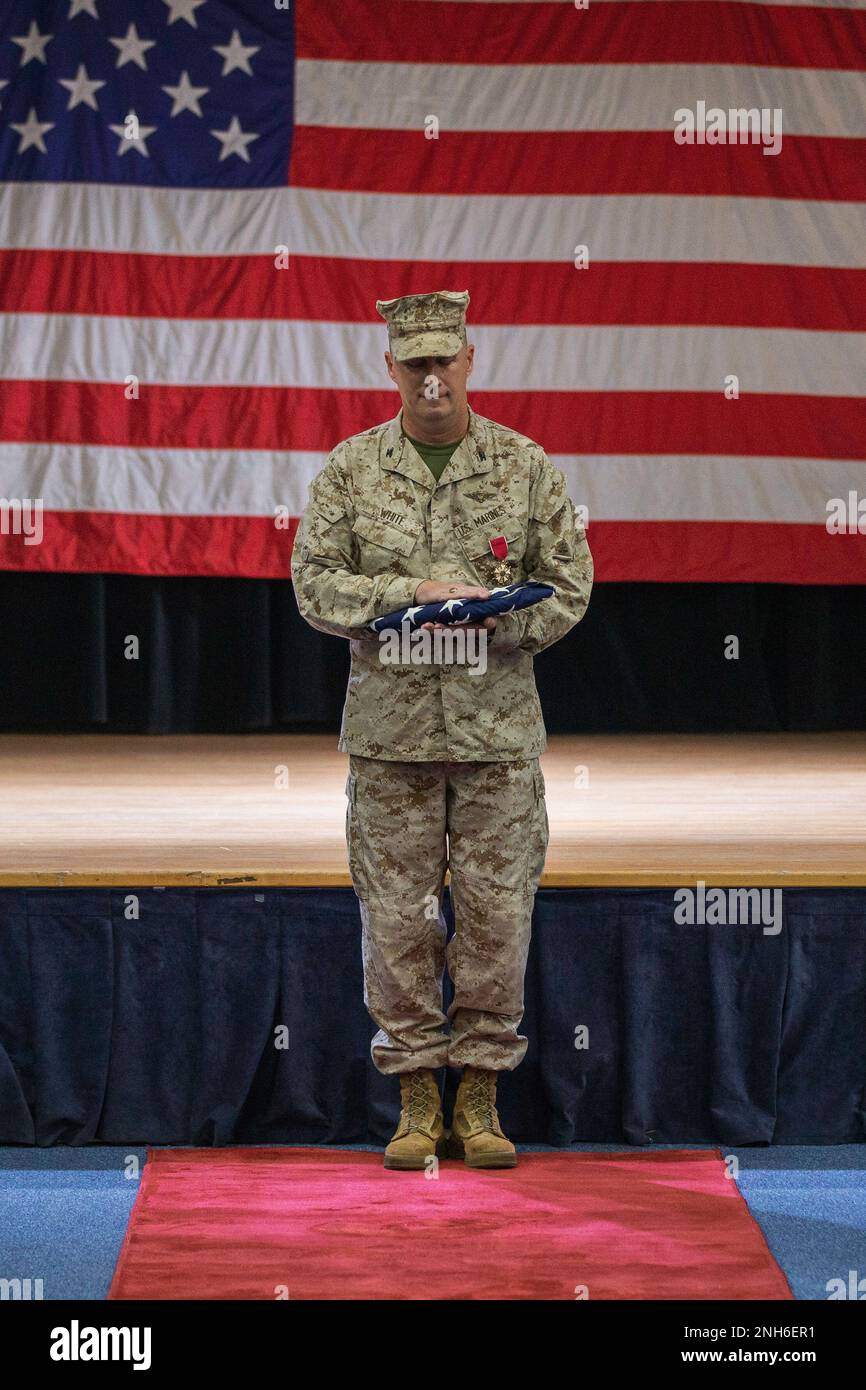 U.S. Marine Col. Robert S. White, chief of staff of Naval Amphibious ...