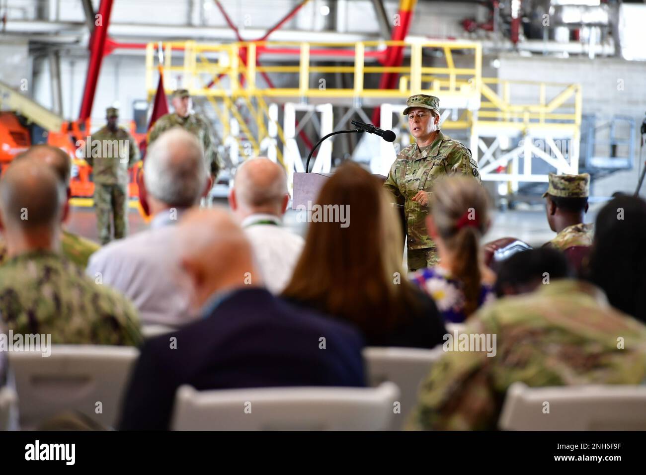 U.S. Army Maj. Gen. Heidi Hoyle, outgoing Military Surface Deployment ...