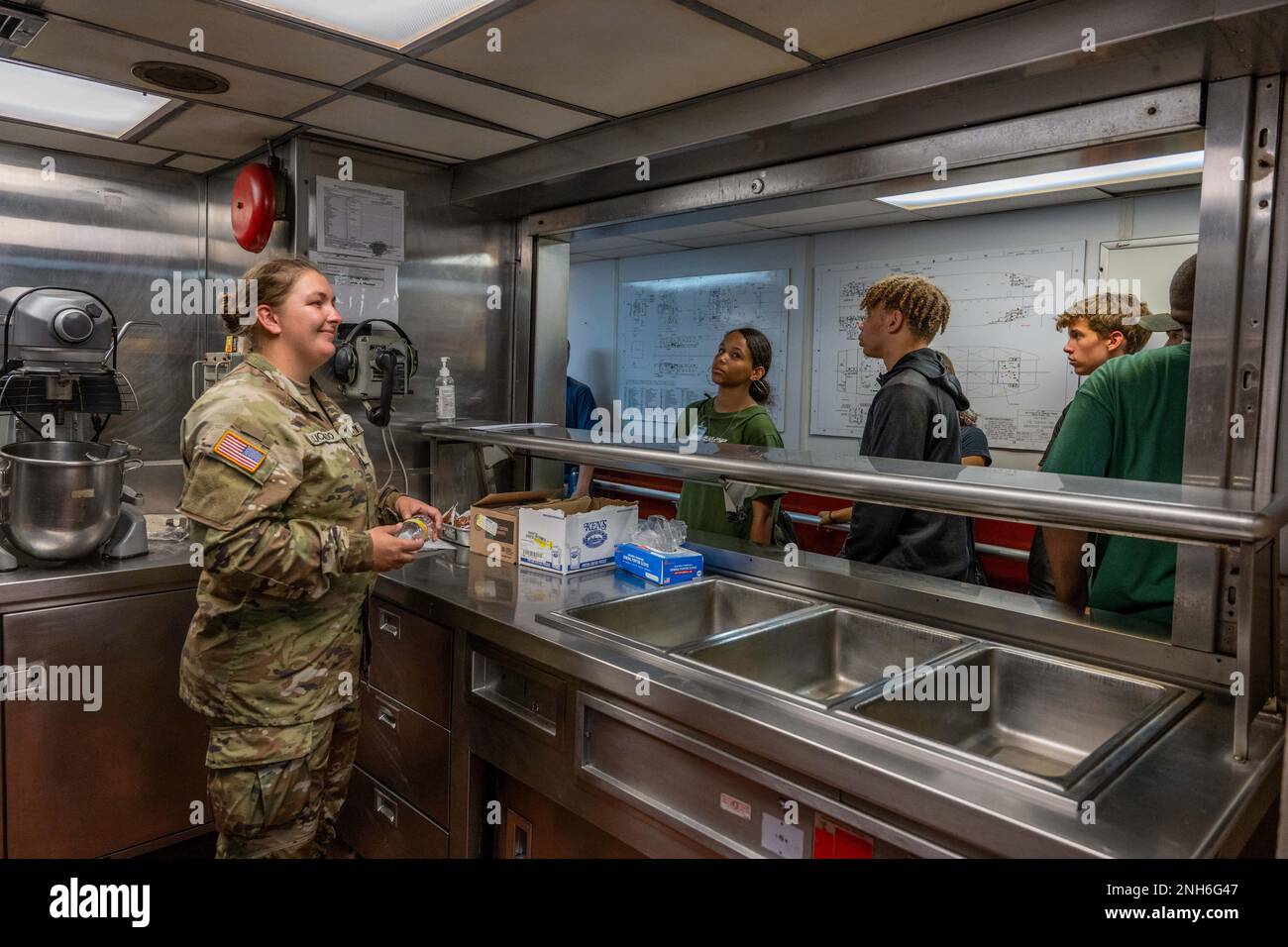 U.S. Army Staff Sgt. Courtney Luckado, 335th Transportation Detachment ...