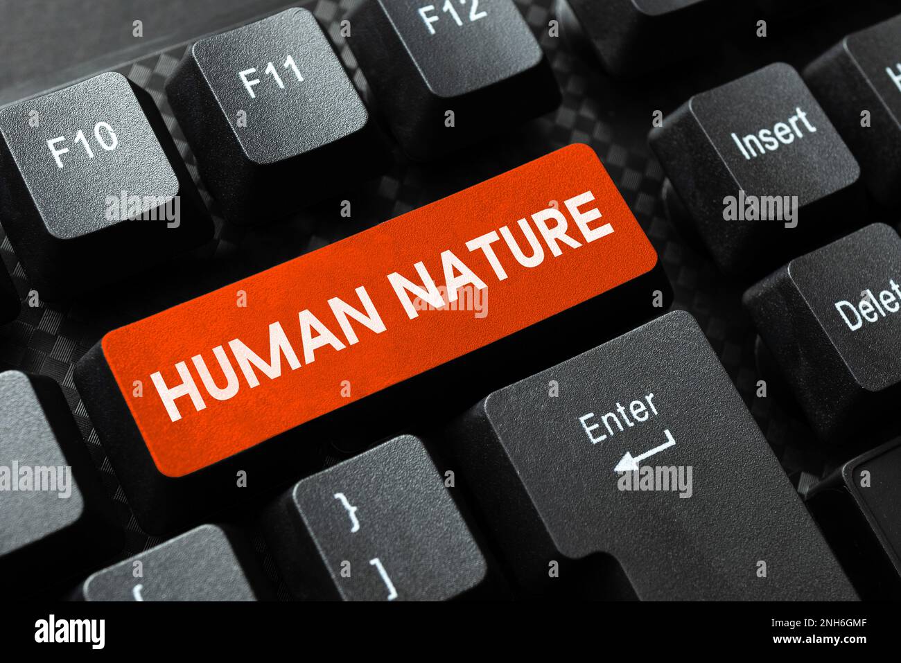 Writing displaying text Human Nature. Concept meaning psychological ...