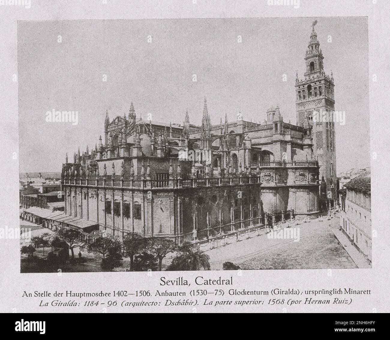 Vintage photo of seville cathedral hi-res stock photography and images ...
