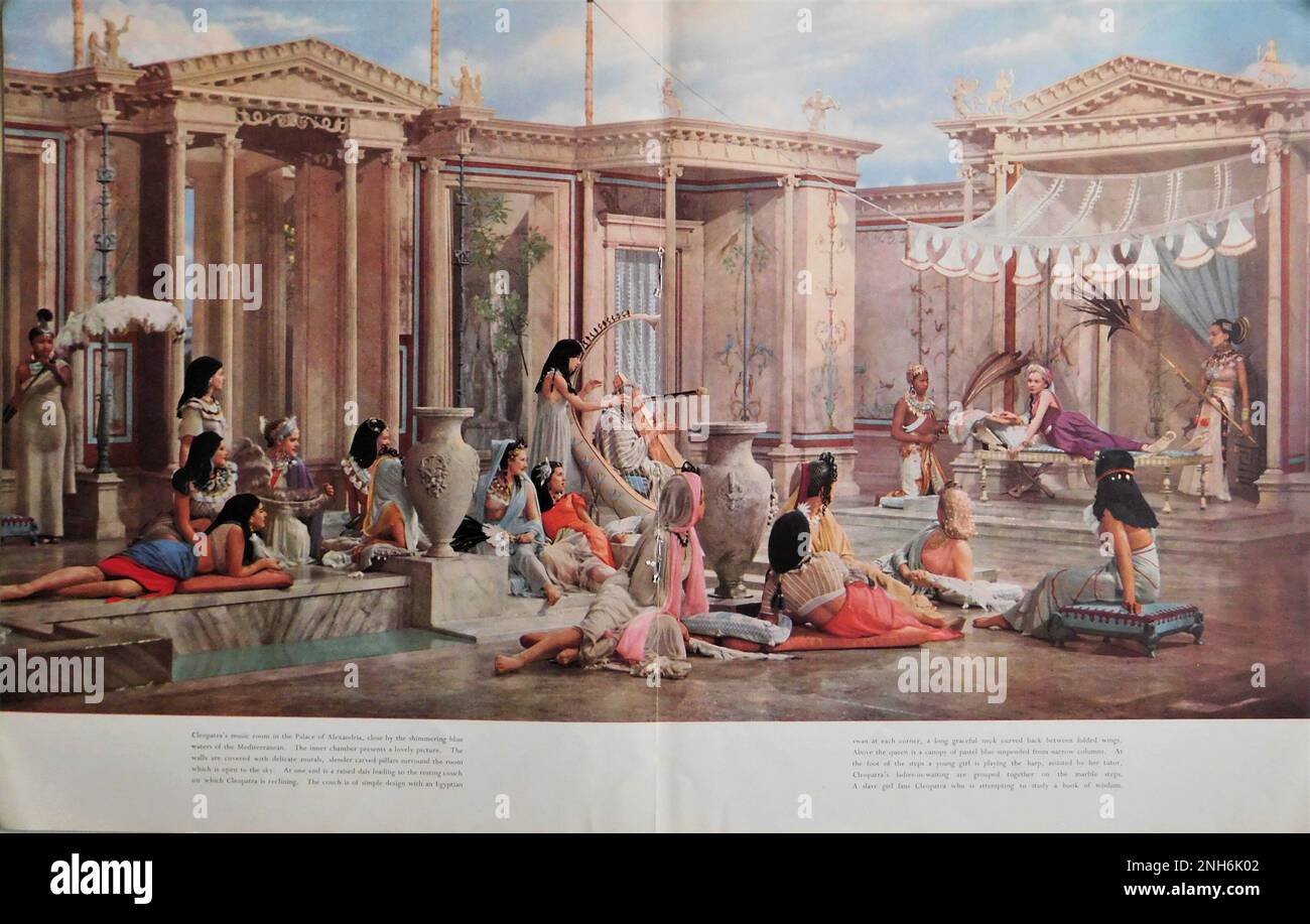 VIVIEN LEIGH in CAESAR AND CLEOPATRA 1945 director GABRIEL PASCAL play ...