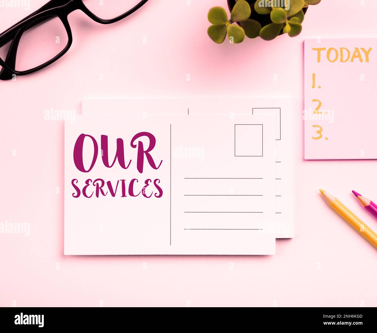 Text caption presenting Our Services. Concept meaning The occupation or ...