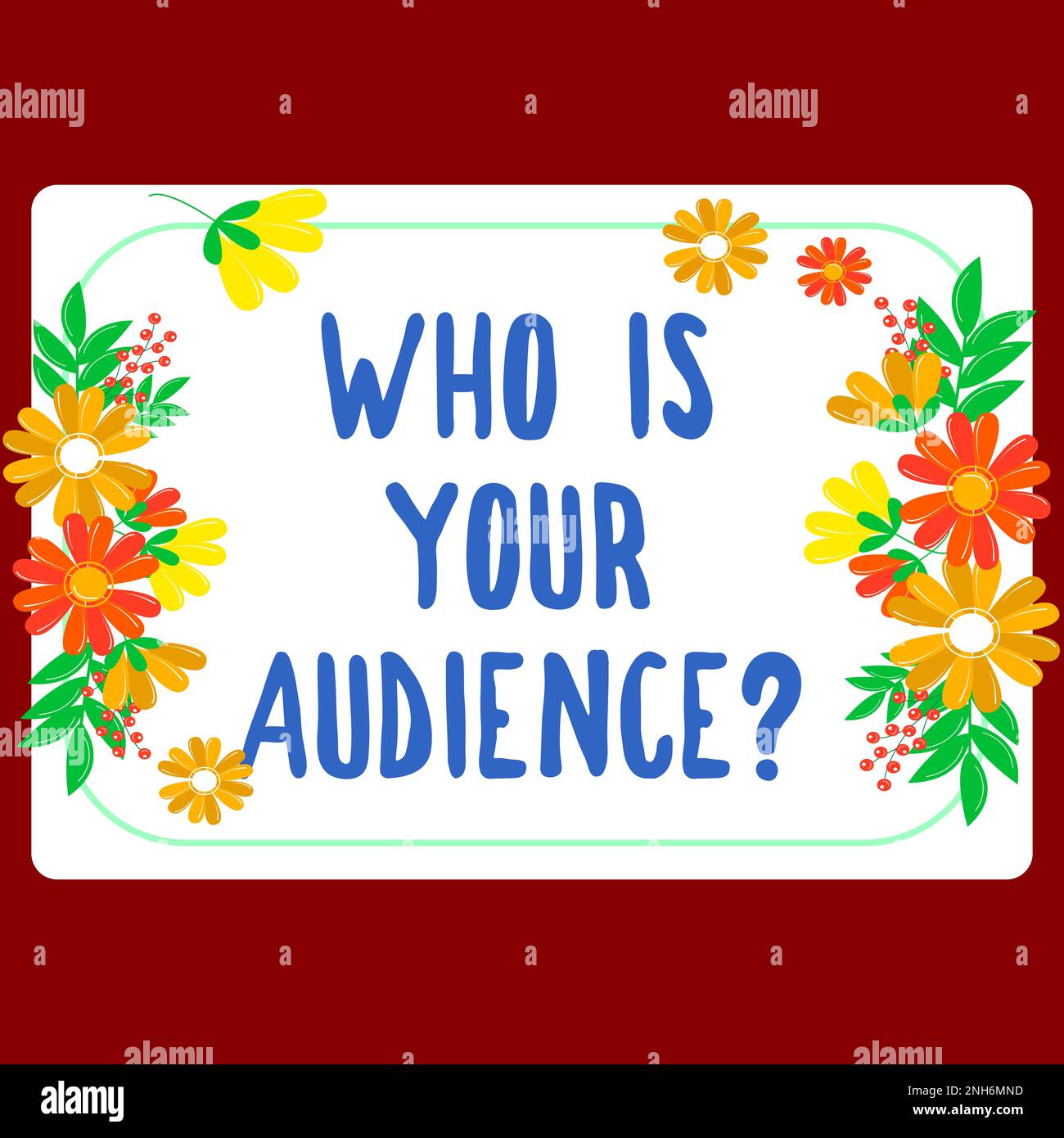 Sign displaying Who Is Your Audience. Business idea who is watching or ...