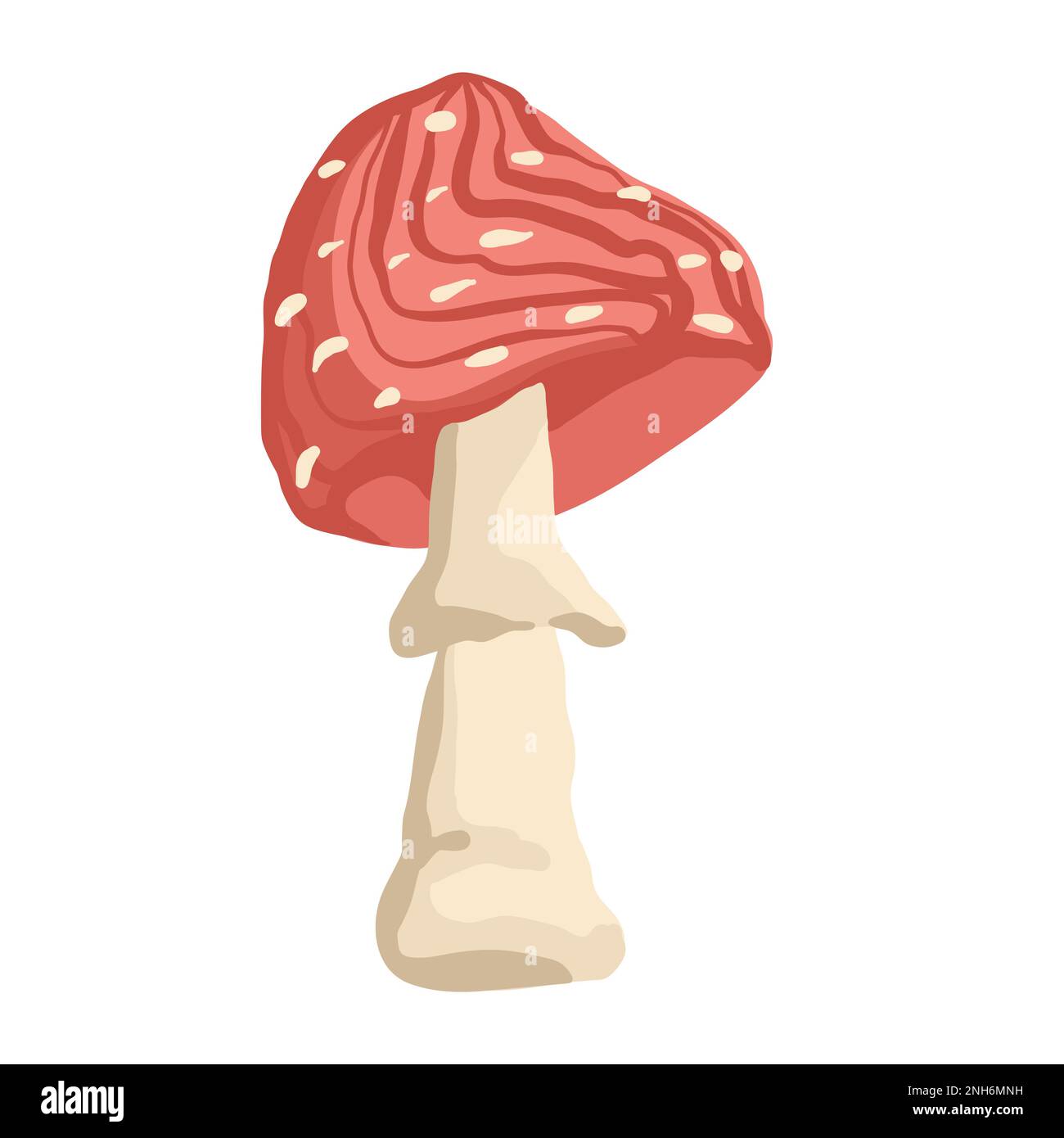 mushrooms in the hand drawing style. Psychedelic abstract mushrooms ...