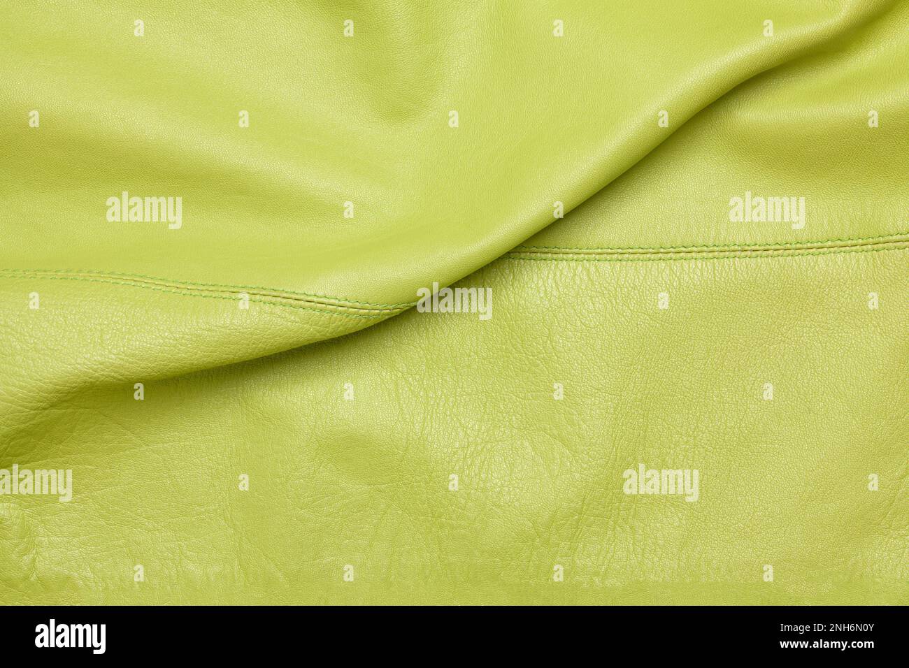 Light green leather background texture Stock Photo - Alamy
