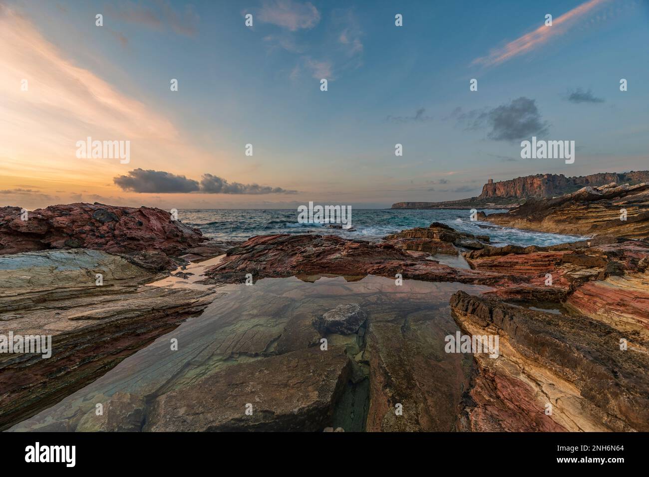 Macari beach sunset hi-res stock photography and images - Alamy