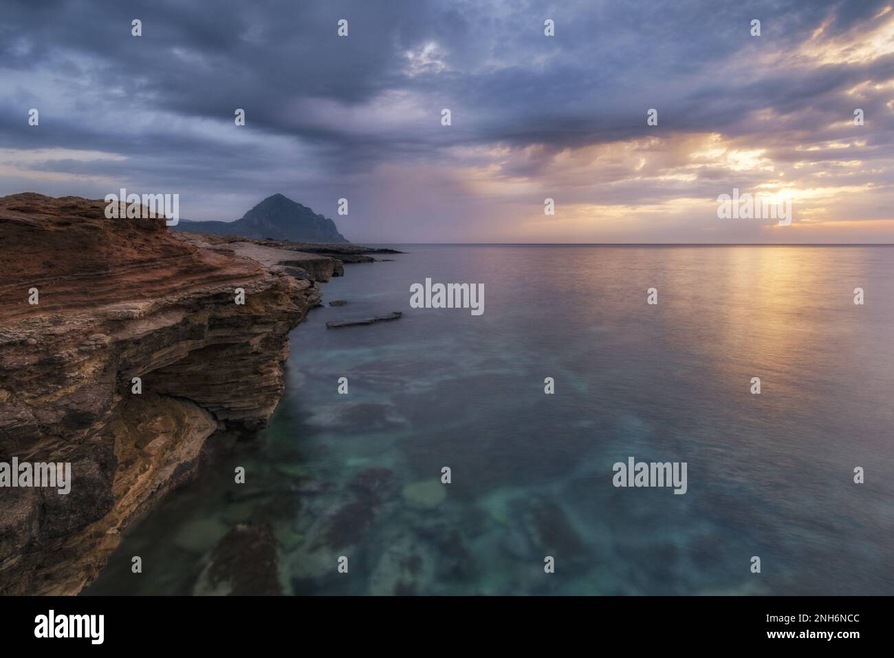 Macari beach sunset hi-res stock photography and images - Alamy