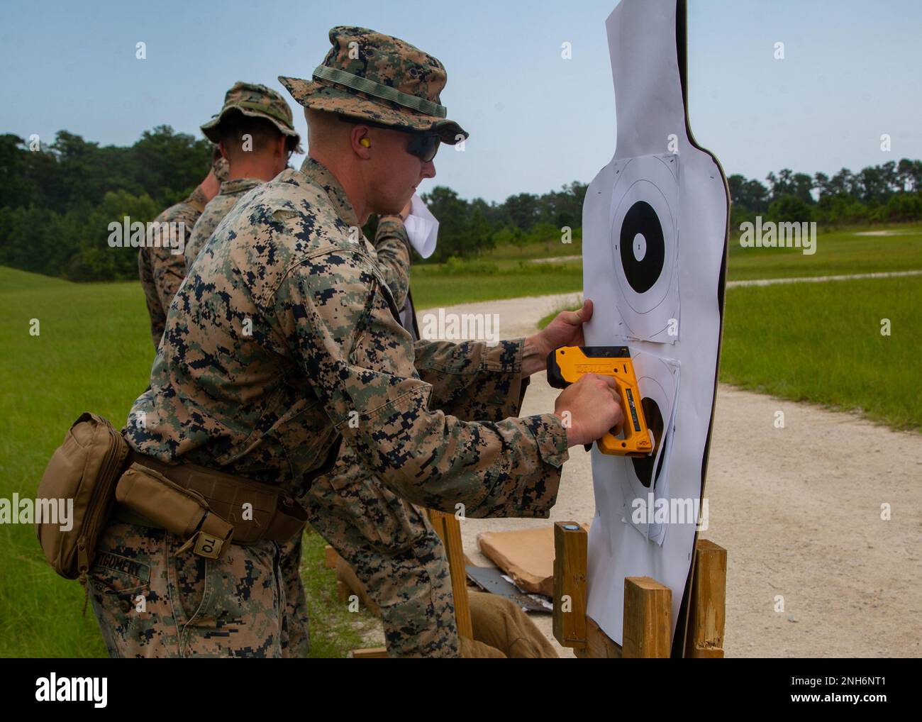 U.S. Marine Corps Sgt. James Montgomery, a student with School of ...