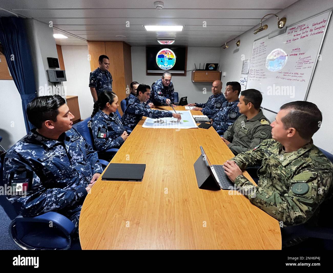 PACIFIC OCEAN (July 20, 2022) Mexican Navy Rear Adm. Gabriel Alberto ...