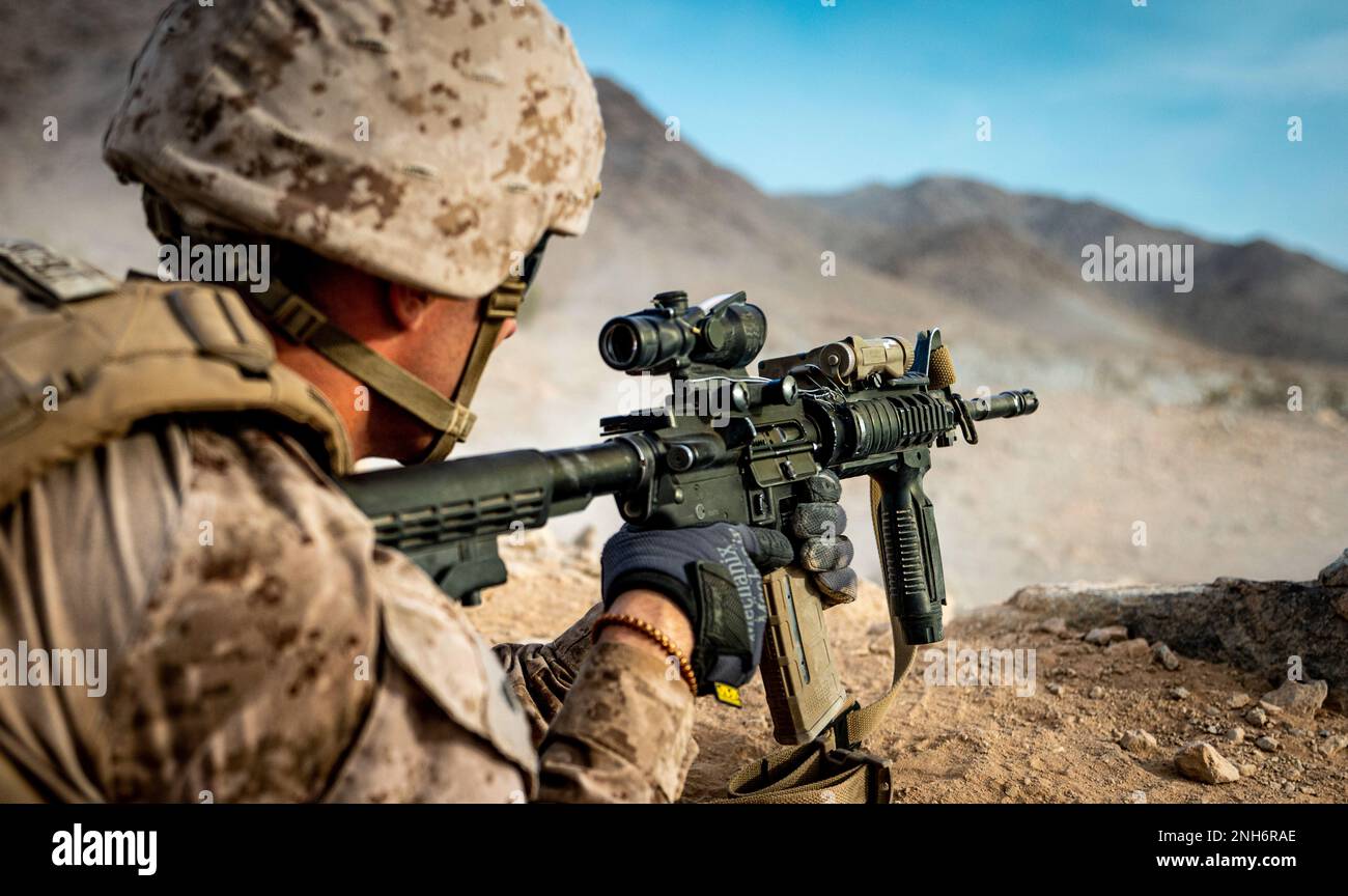 U.S. Marines with India Company, 3rd Battalion, 23rd Marine Regiment ...