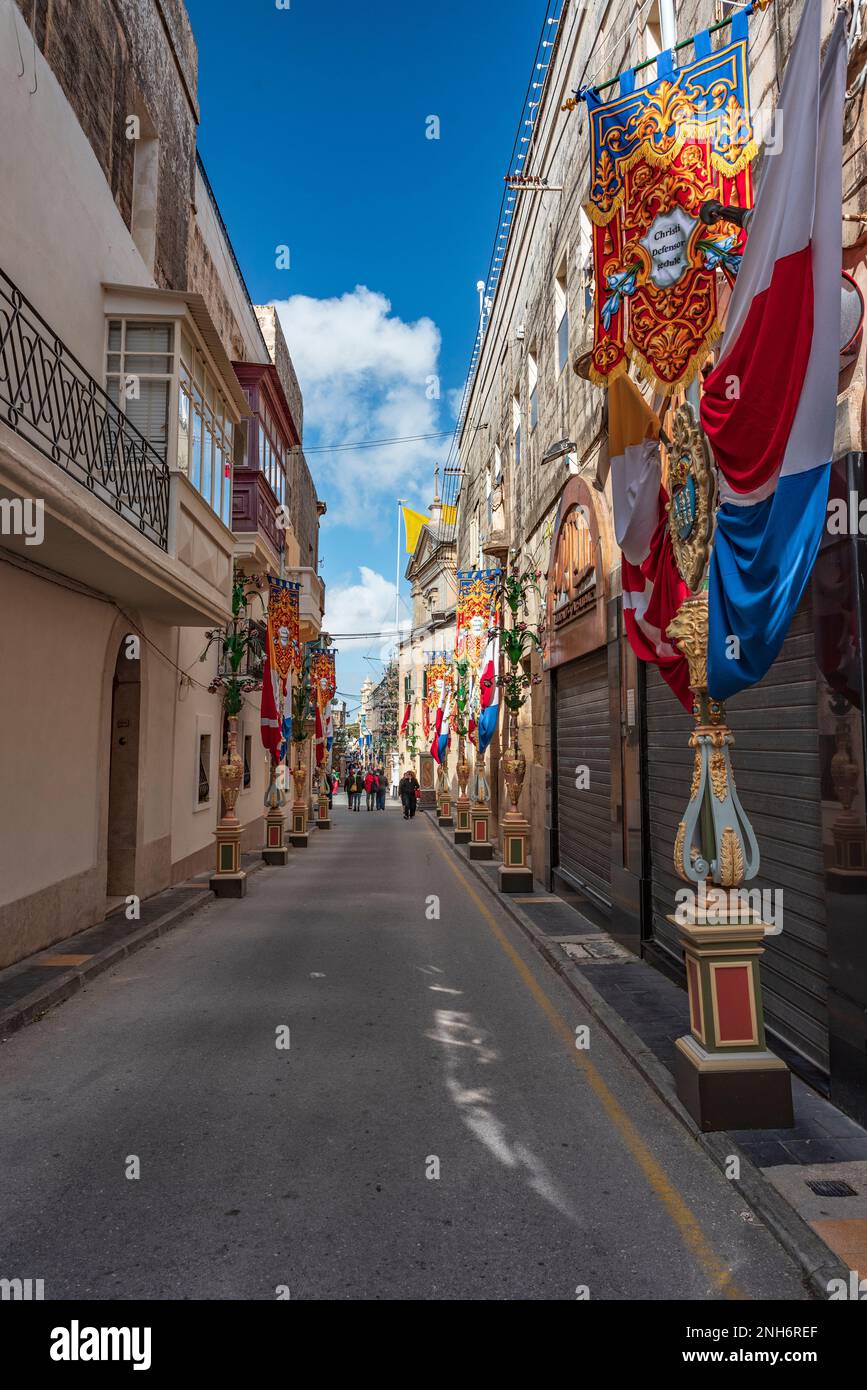 Rabat malta street hi-res stock photography and images - Alamy
