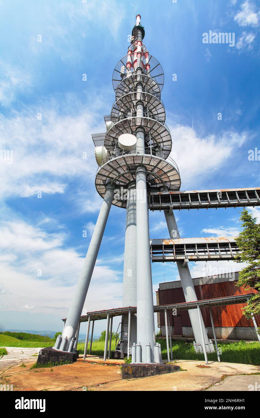 Tower in Velka Javorina, Slovakia Stock Photo - Alamy