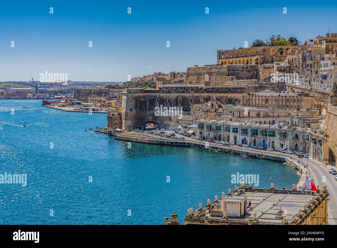 Panoramic view on Valletta city, capital of Malta Stock Photo - Alamy