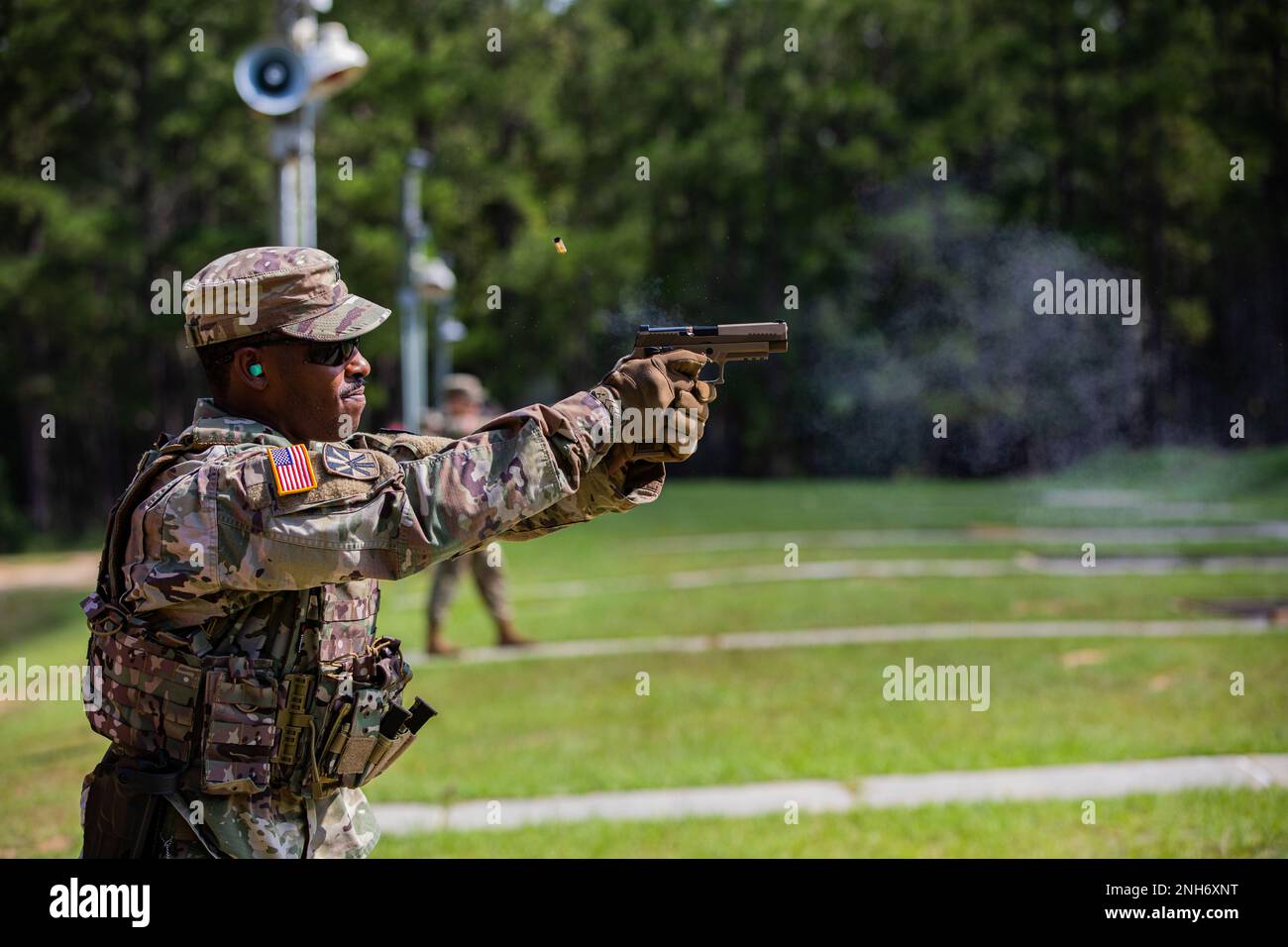 Sgt. Darvitck Lucas, Retention NCO and Military Policeman for the 152nd ...