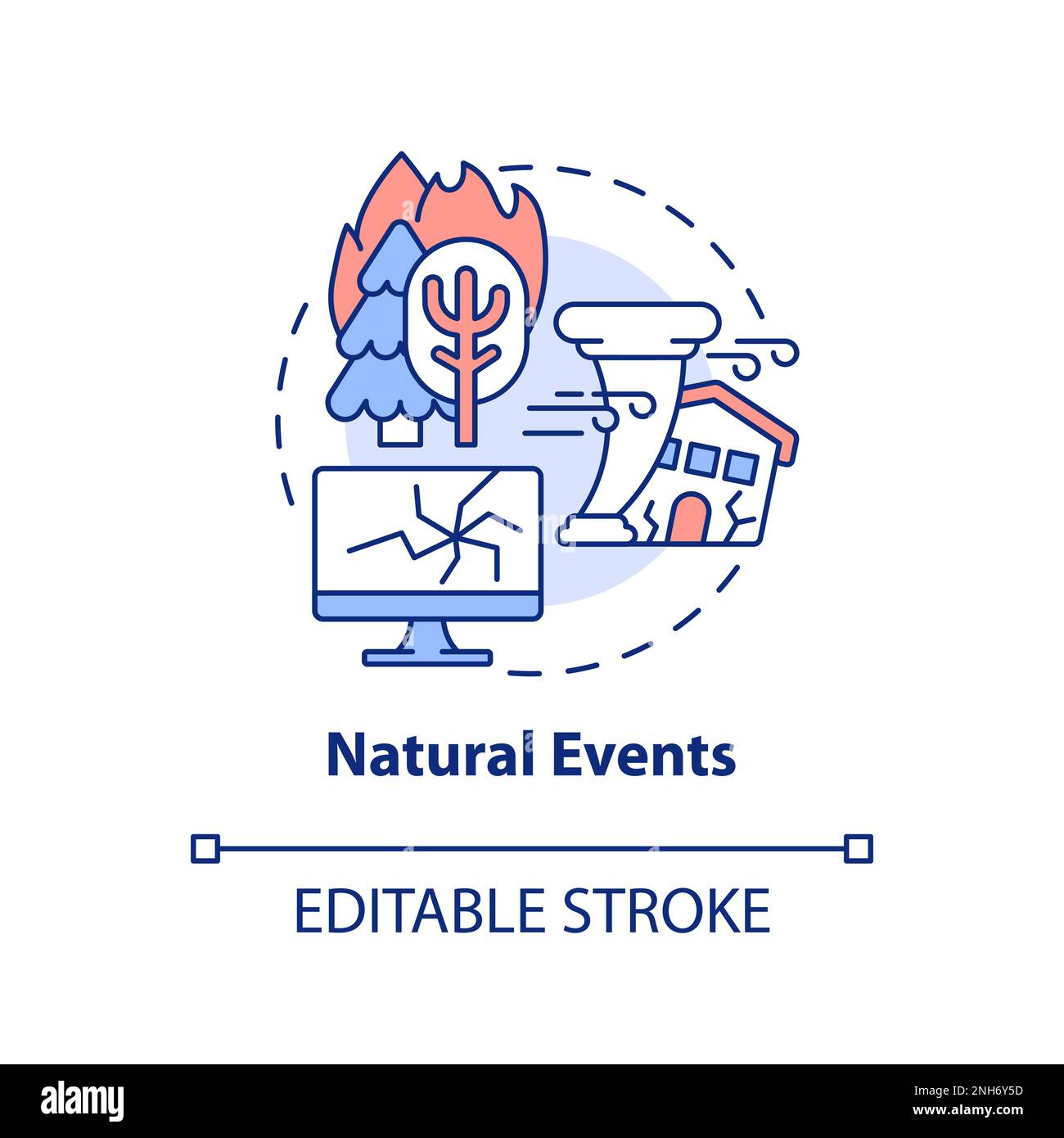 Natural disaster infographic Cut Out Stock Images & Pictures - Alamy