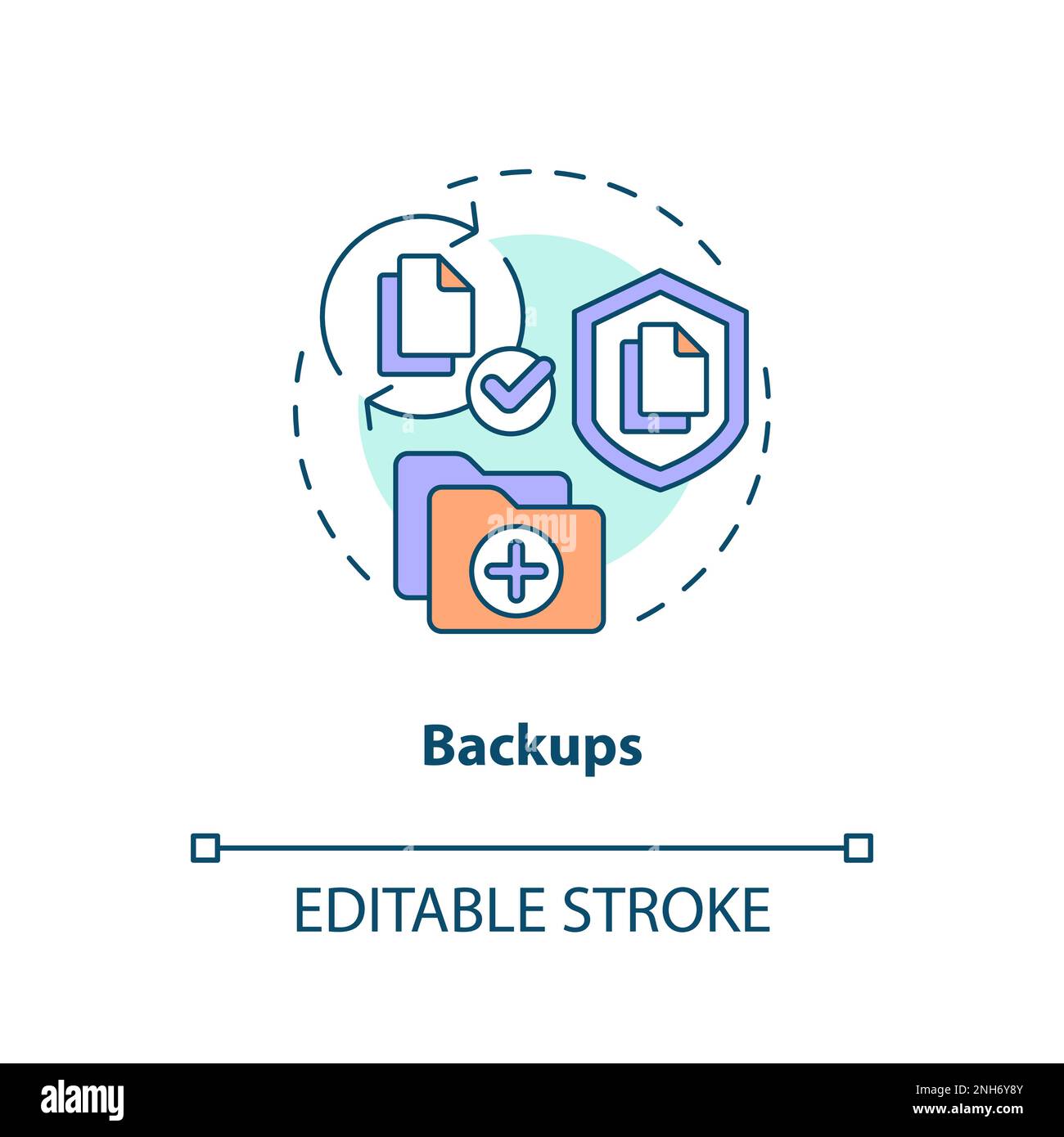 Backup copy icon image Stock Vector Images - Alamy