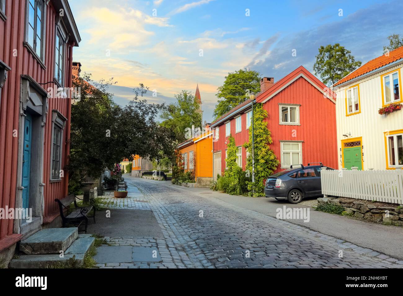 Bakklandet is the idillic neighbourhood on the east side of the river ...