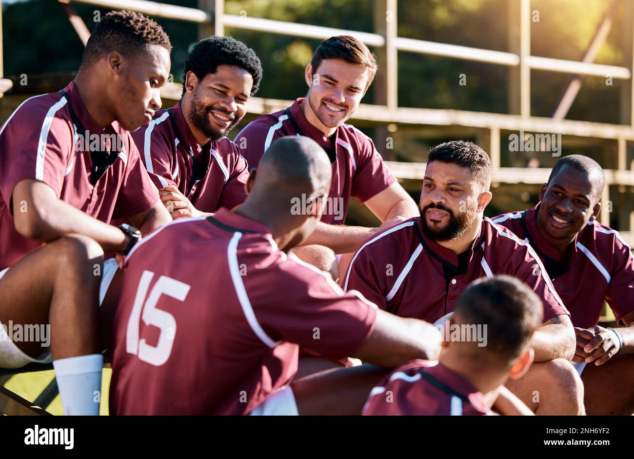 Diverse male rugby team hi-res stock photography and images - Alamy