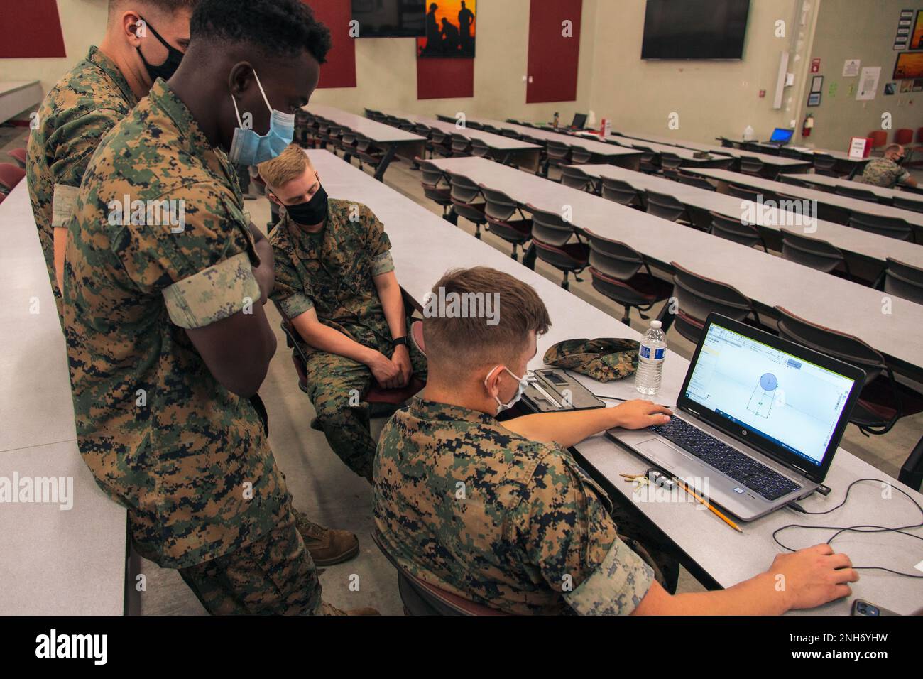 U.S. Marine Corps Pfc. Oliver Kelly, a machinist and welder hybrid with ...