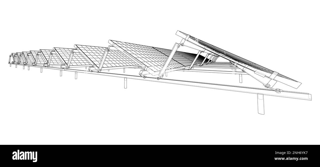 Solar Panel Concept. Vector Stock Vector Image & Art - Alamy