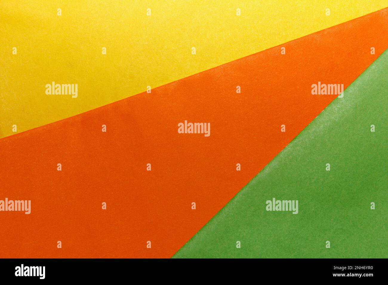 Three positive color, geometric shape, abstract green, yellow and ...