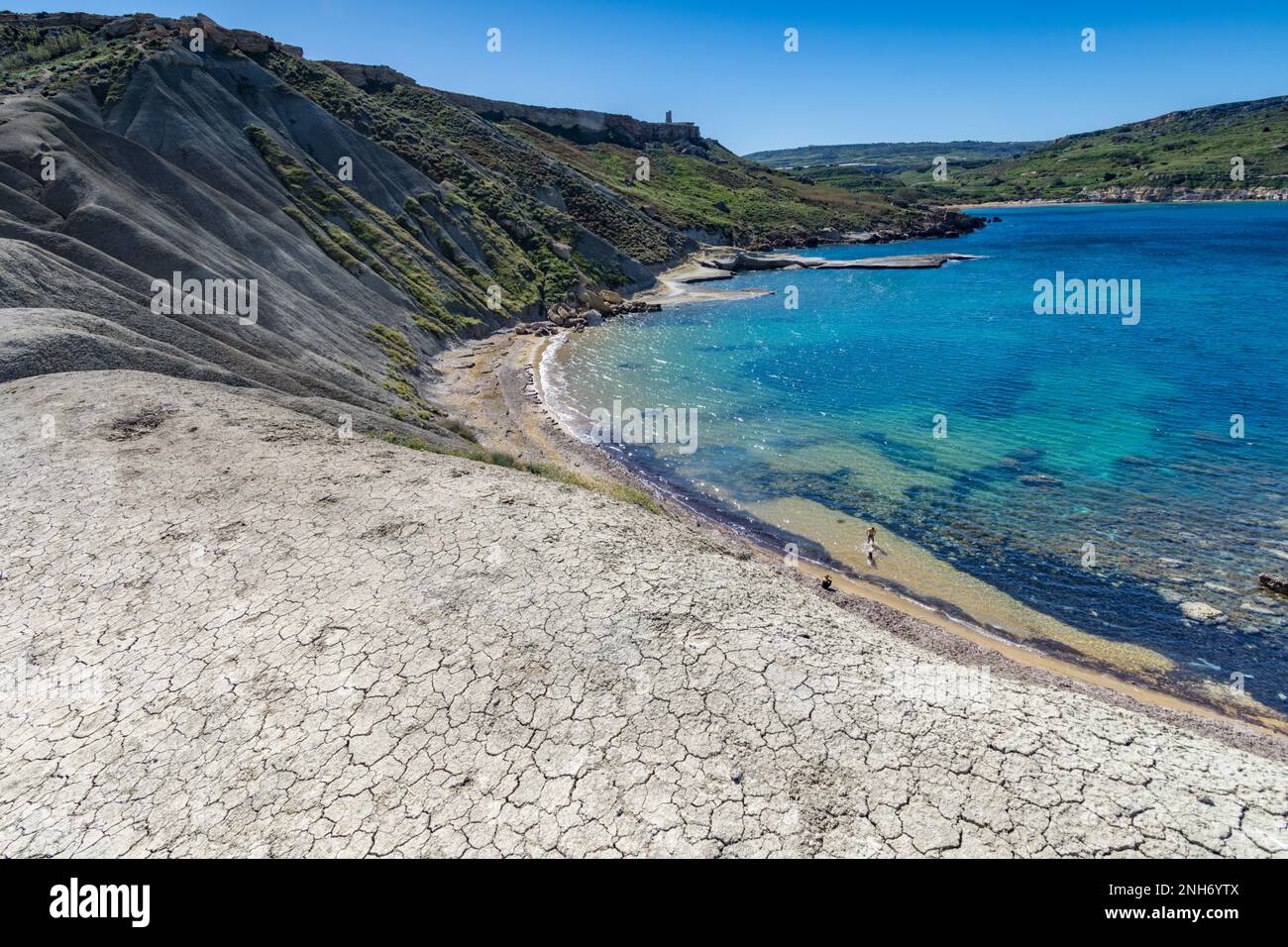 Qarraba beach malta hi-res stock photography and images - Alamy