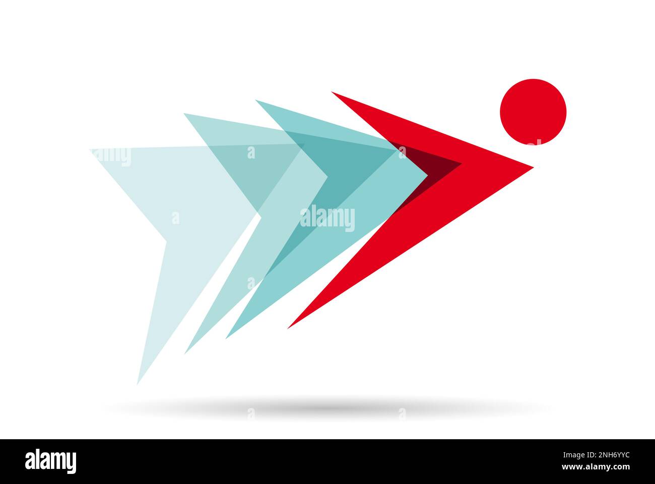 Arrows in flight Stock Vector Images - Alamy