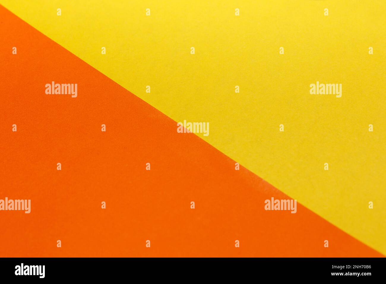Geometric abstract two color, orange and yellow, colorful minimal paper ...