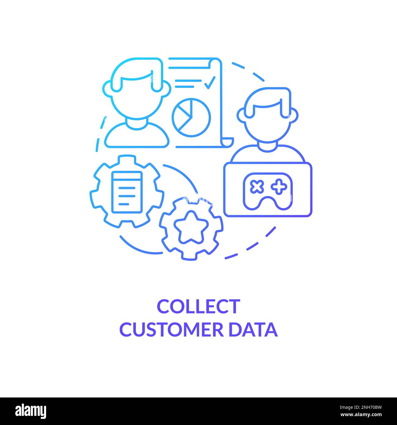 Collect customer Cut Out Stock Images & Pictures - Alamy